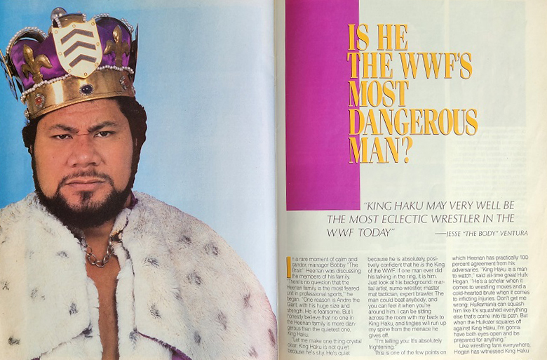 Flashback Friday: WWF Magazine November 1988 - Scott's Blog of Doom!