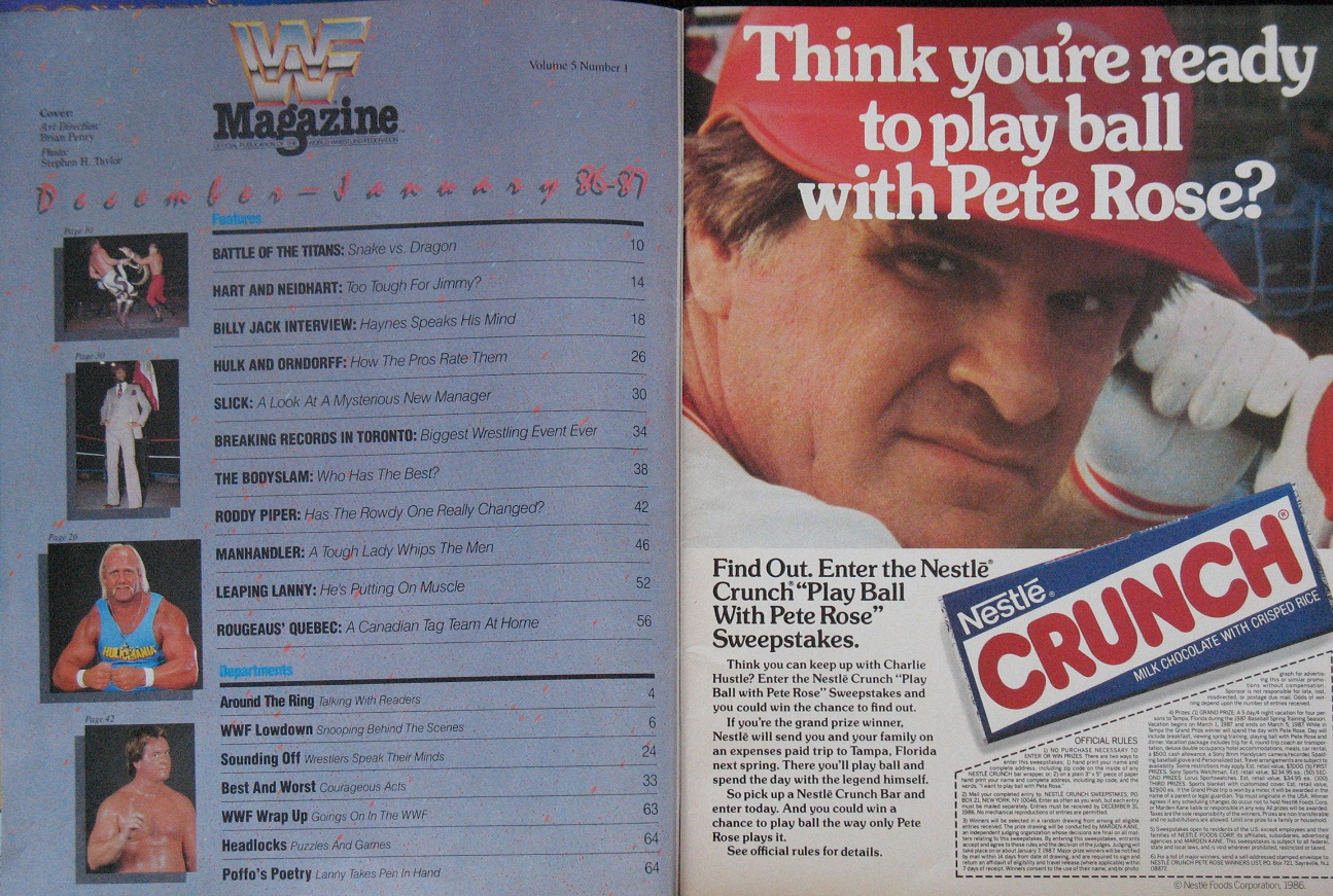 Flashback Friday: WWF Magazine December 1986 - Scott's Blog of Doom!