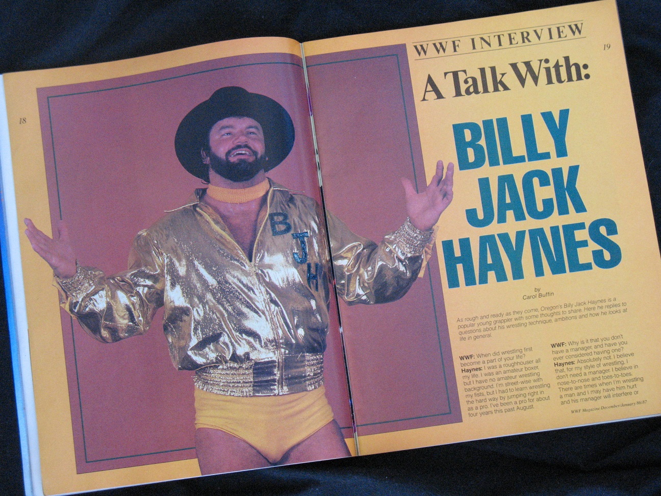 Flashback Friday: WWF Magazine December 1986 - Scott's Blog of Doom!
