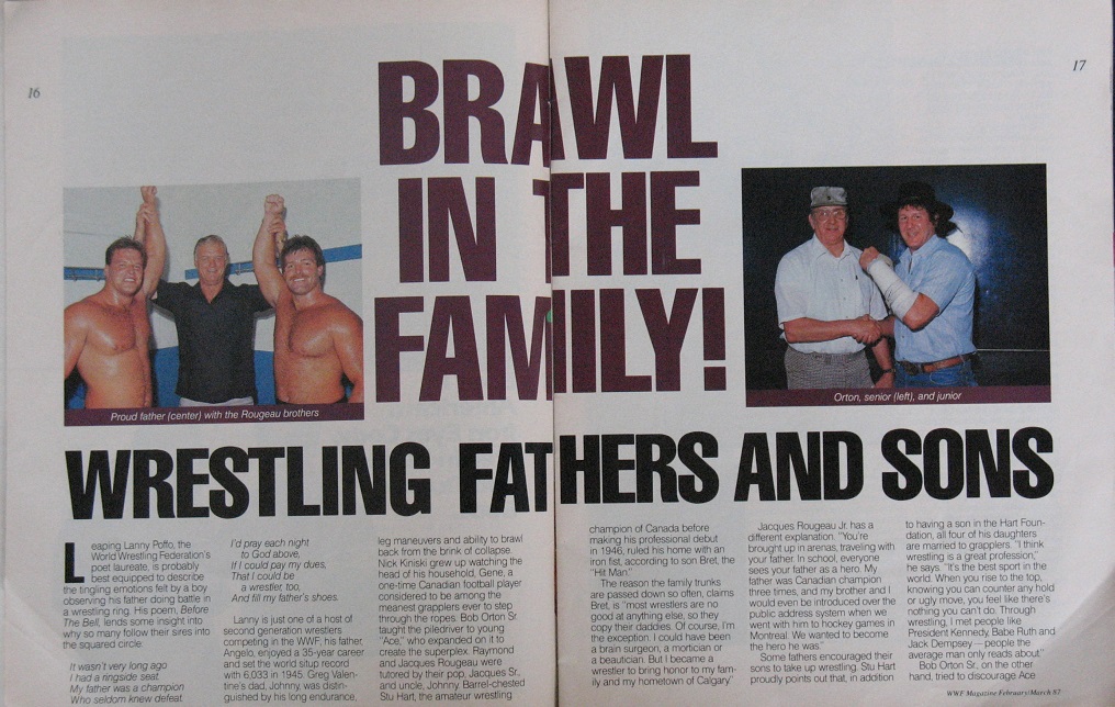 Flashback Friday: WWF Magazine February 1987 - Scott's Blog of Doom!