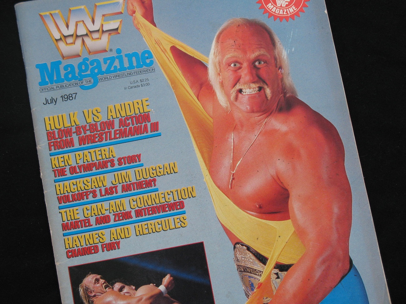 Flashback Friday: WWF Magazine July 1987 - Scott's Blog of Doom!