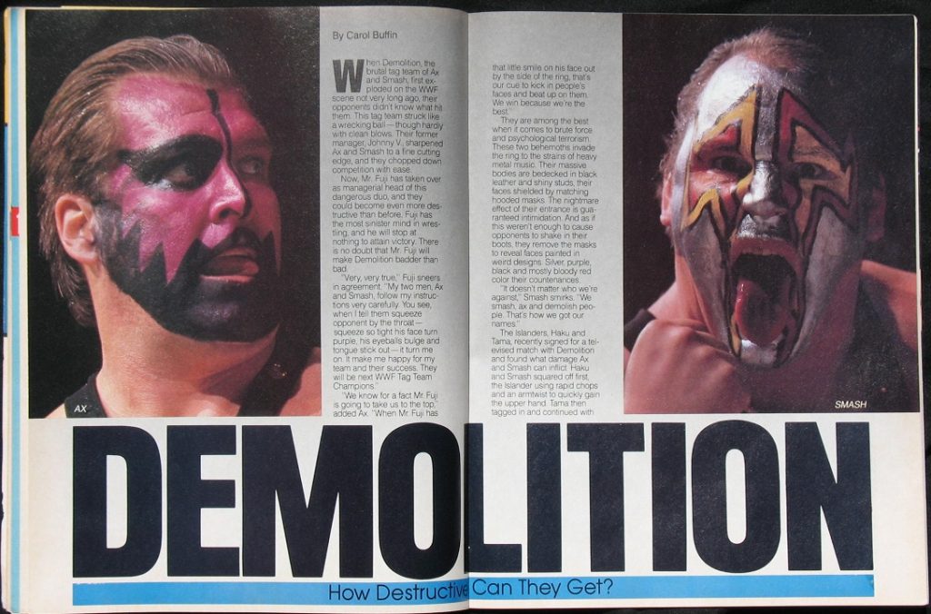 Flashback Friday: WWF Magazine August 1987 - Scott's Blog of Doom!