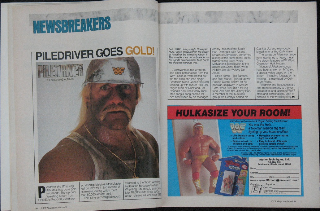 Flashback Friday: WWF Magazine March 1988 - Scott's Blog of Doom!
