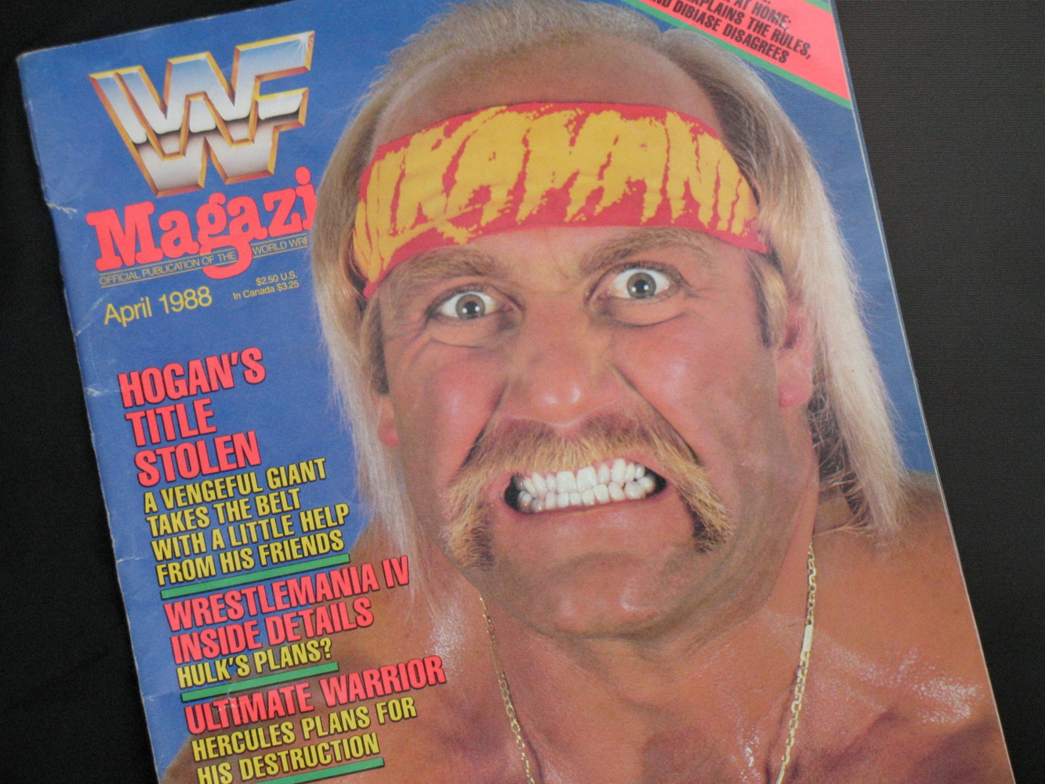Flashback Friday: WWF Magazine April/May 1988 - Scott's Blog of Doom!