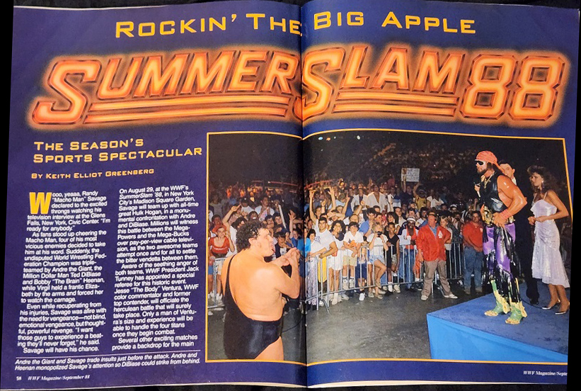 Flashback Friday: WWF Magazine September 1988 - Scott's Blog of Doom!