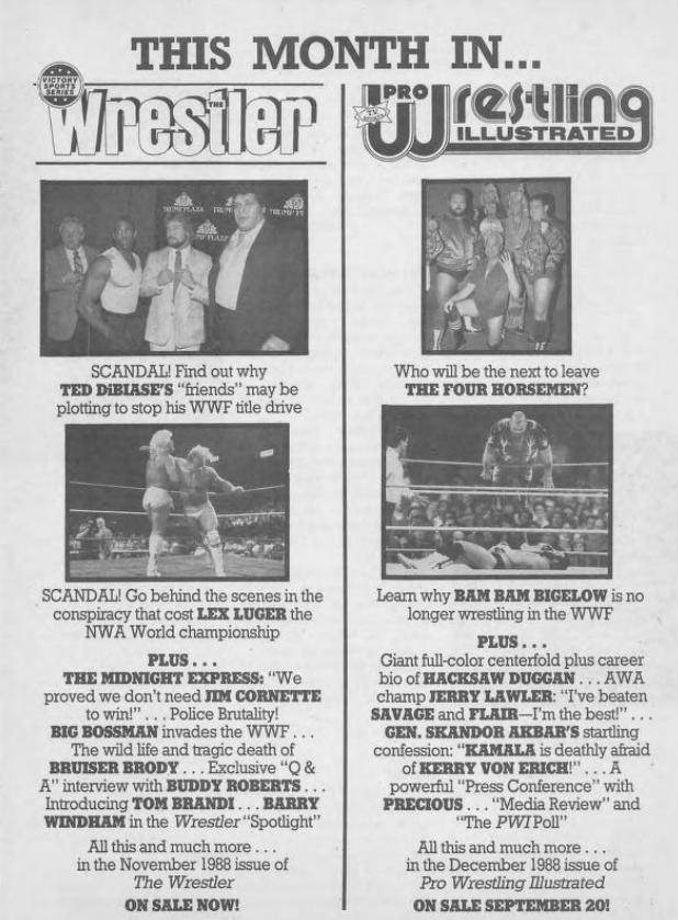 Flashback Friday: Inside Wrestling December 1988 - Scott's Blog of Doom!
