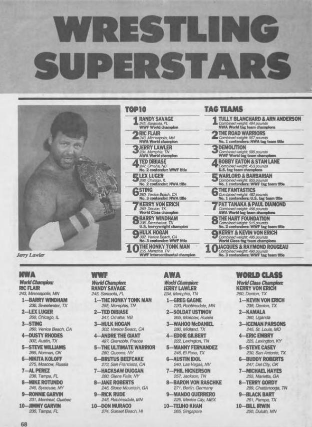 Flashback Friday: Wrestling Superstars Magazine 1988 - Scott's Blog of ...