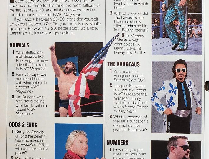 Flashback Friday: WWF Magazine, March 1989 - Scott's Blog of Doom!
