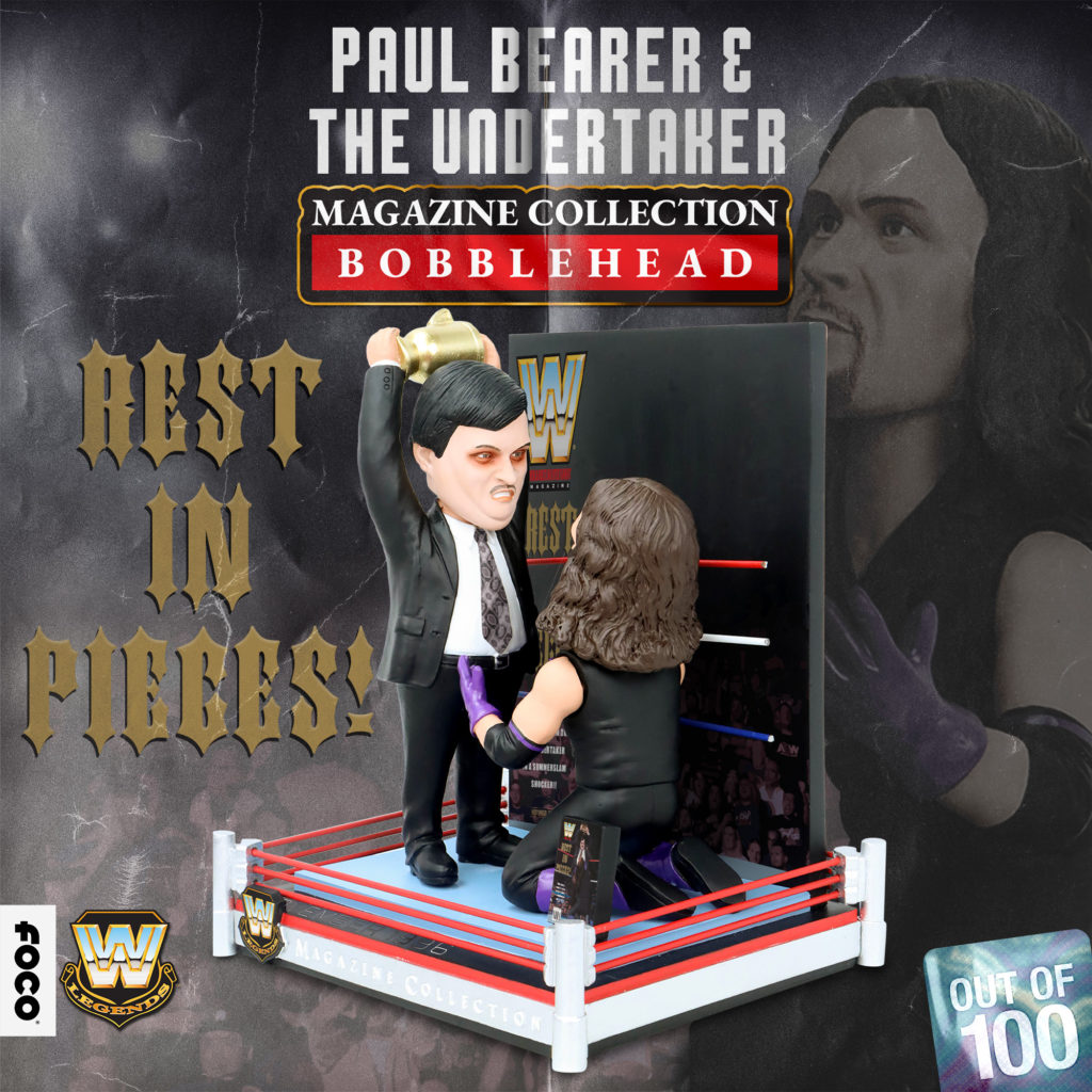 FOCO Releases an Undertaker WWE Magazine Cover Bobblehead - Scott's ...
