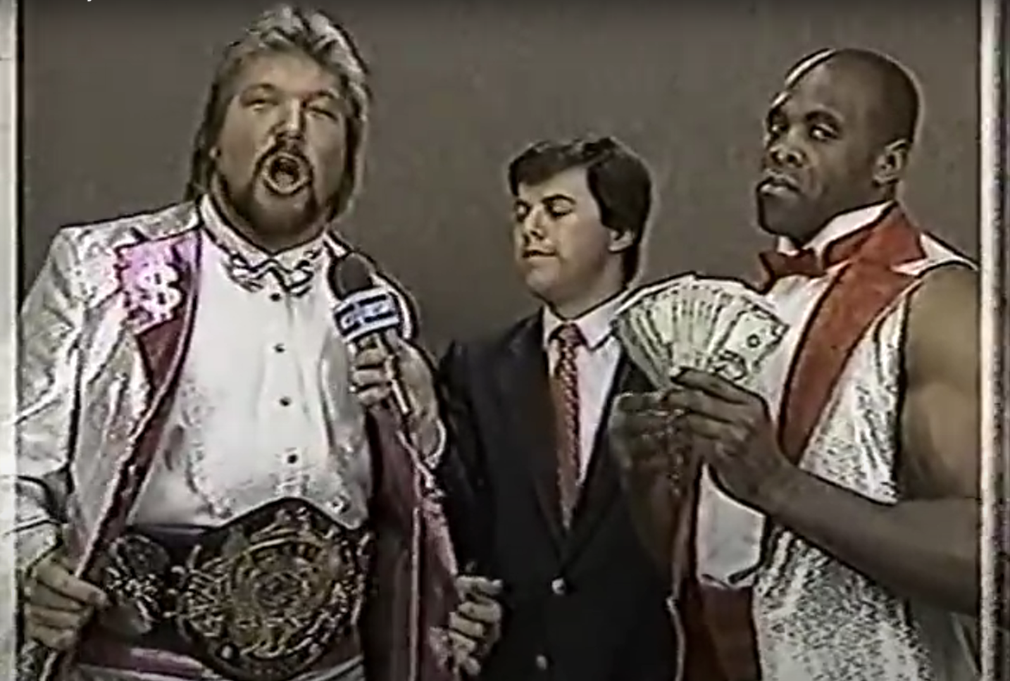 Hulk Hogan & Bam Bam Bigelow vs. WWF Champion Ted DiBiase & Andre the ...