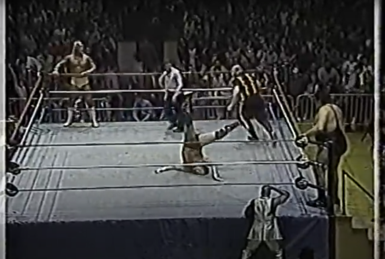 Hulk Hogan & Bam Bam Bigelow vs. WWF Champion Ted DiBiase & Andre the ...