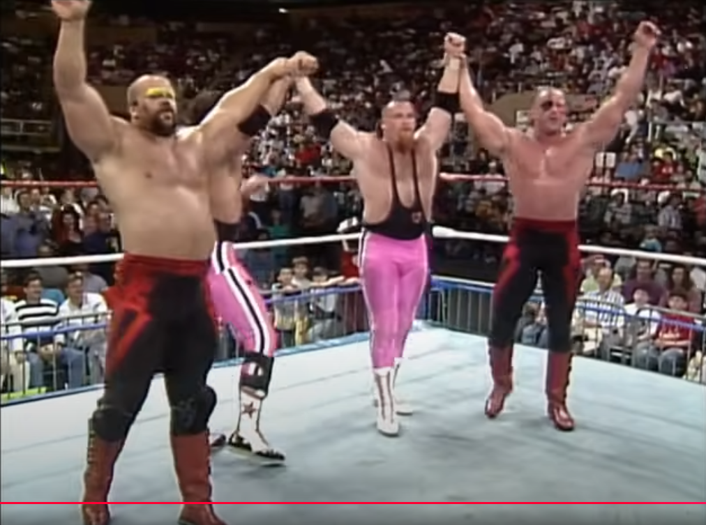 The Legion of Doom vs. The Hart Foundation (WWF WrestleFest '91- All ...