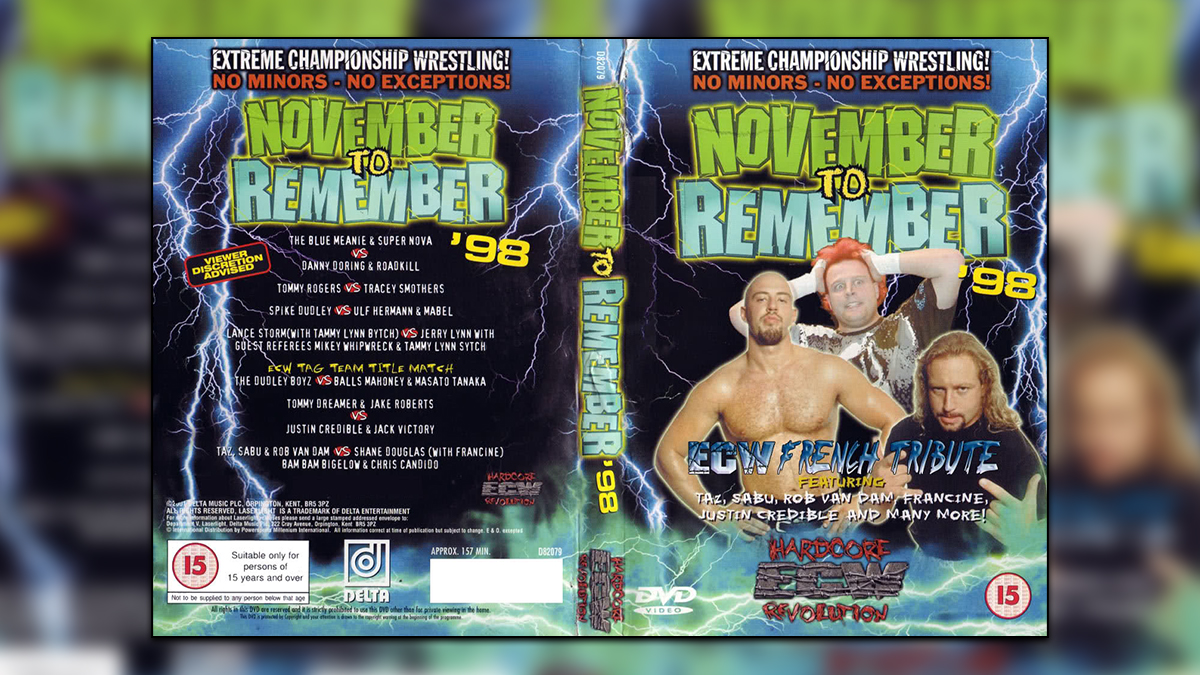 Review: The SmarK Rant for ECW November to Remember 1998 - 11.01.98